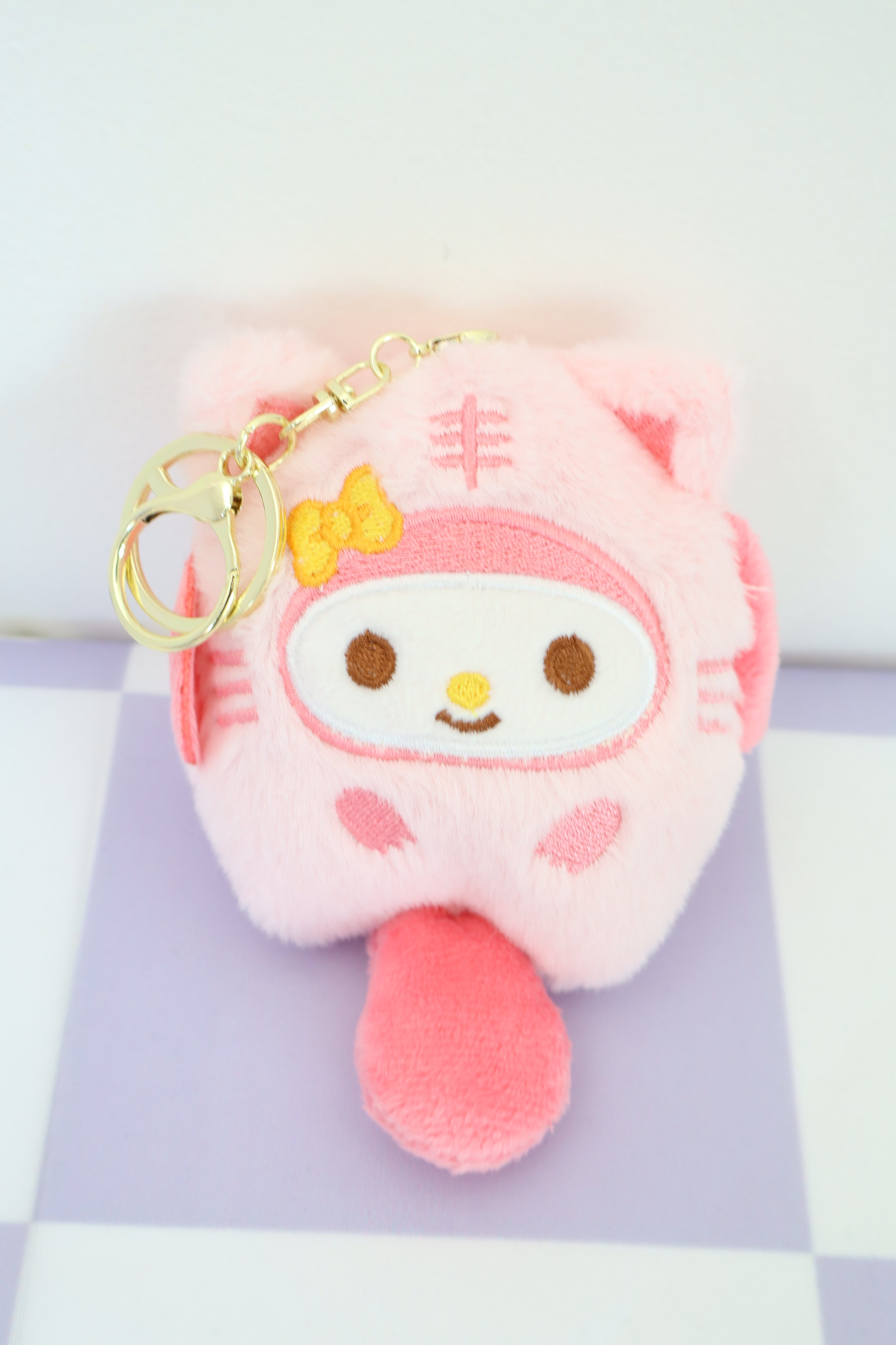 Kuromi Sanrio Plushie Key Ring | Shinzo Japanese Gifts Australia